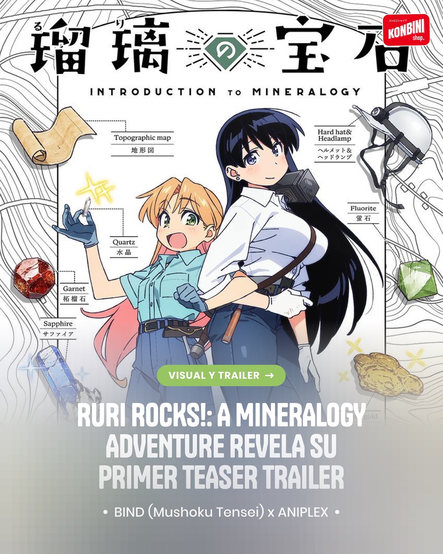 ¡Ruri Rocks!: A Mineralogy Adventure Revela Su Primer Teaser Trailer! | Comunidad Konbini Shop